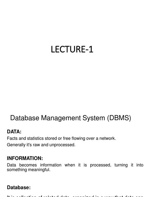 Unit 1 Part 1 Pdf Databases Data Model
