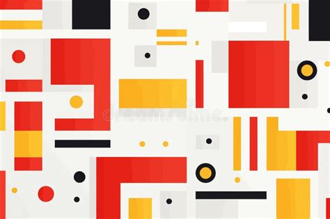 Abstract Geometric Patterns In Modern Design Isolated Vector Style Illustration Stock Vector