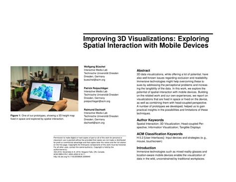 pdf improving 3d visualizations exploring spatial interaction with