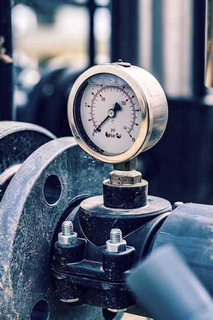 Premium Photo Analog Manometer Concept