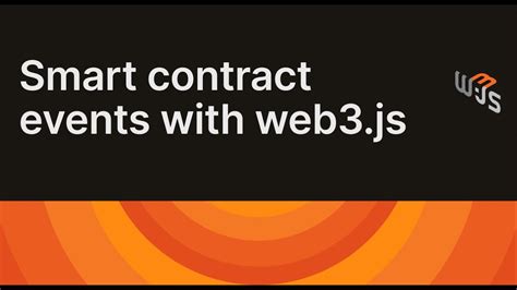 13 Web3js V4 Subscribing To Smart Contract Events With Web3js
