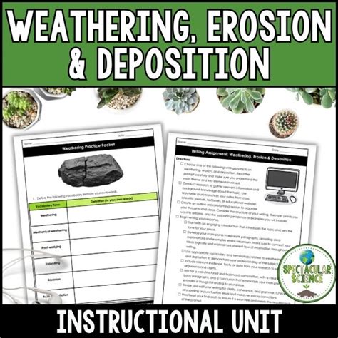 Weathering Erosion And Deposition Unit Spectacular Science