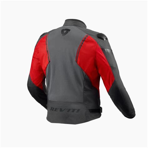 Revit Control Air H2O Jacke Grau Rot