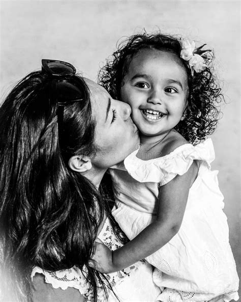 Portrait Of Mother With Daughter At Home Stock Image Image Of Cute