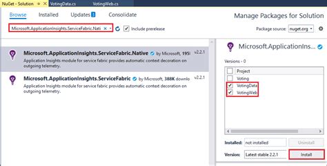 tutorial monitor and diagnose asp core services azure service fabric azure docs