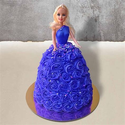 Order Blue Doll Theme Cake Online Free Delivery In 3 Hours Flowera