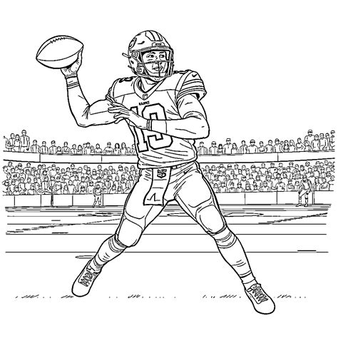 Best Saquon Barkley Coloring Pages Free Printable Pdf