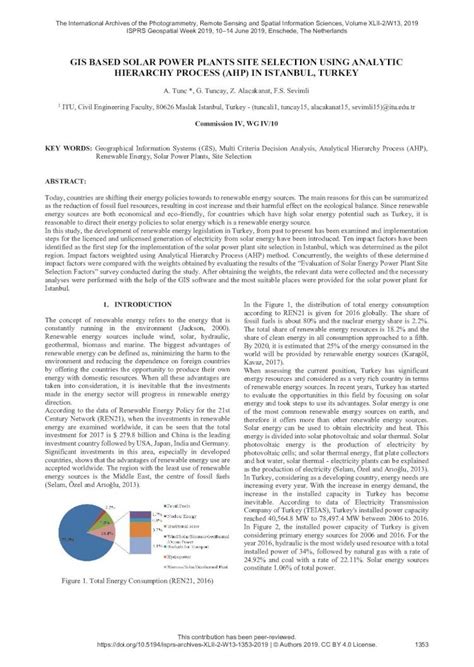 Pdf Gis Based Solar Power Plants Site Selection The Theoretical Solar Power Capacity Of