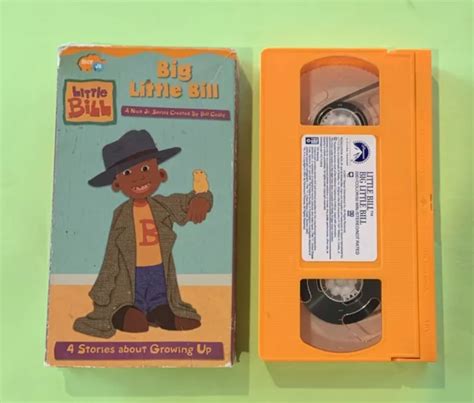 Vhs Tape Nick Jr Little Bill Big Little Bill Tested £1150 Picclick Uk