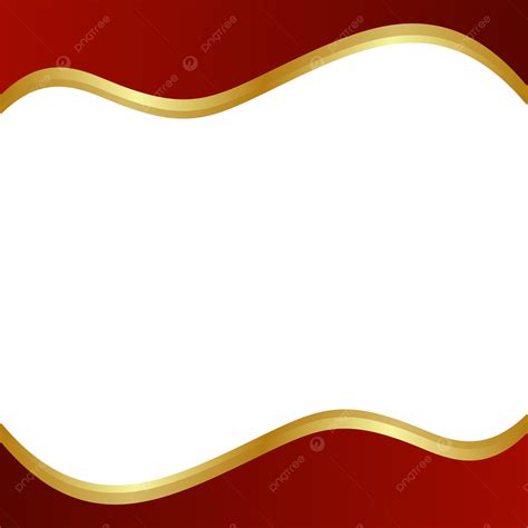 Header And Footer Red Gradient With Golden Wavy Vector Design Headers And Footers Shading