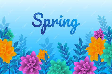 Premium Vector Vector Spring Day Background