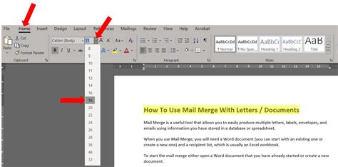 How To Change Font Size In Word 3 Different Ways Sharon S Tutorials