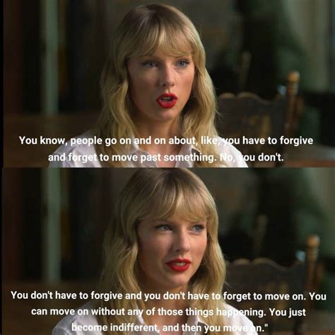 You Dont Have To Forgive And Forget To Move On ♥️ Taylor Swift