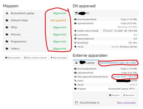 Device Out Of Sync But Folders Are Not Support Syncthing Community
