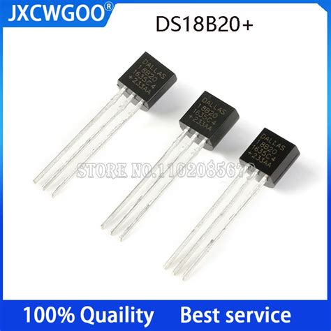10PCS DS18B20 Marking 18B20 DS18B20 TO 92 Programmable Digital Thermometer Temperature Sensor