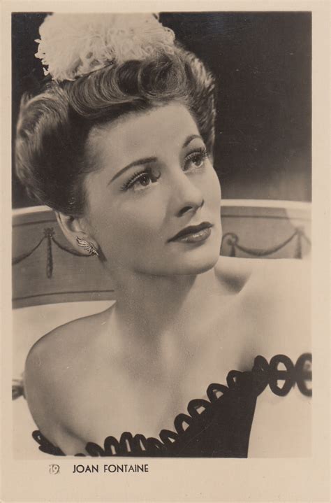 25 Amazing Vintage Postcards Of Joan Fontaine From Between The 1930s