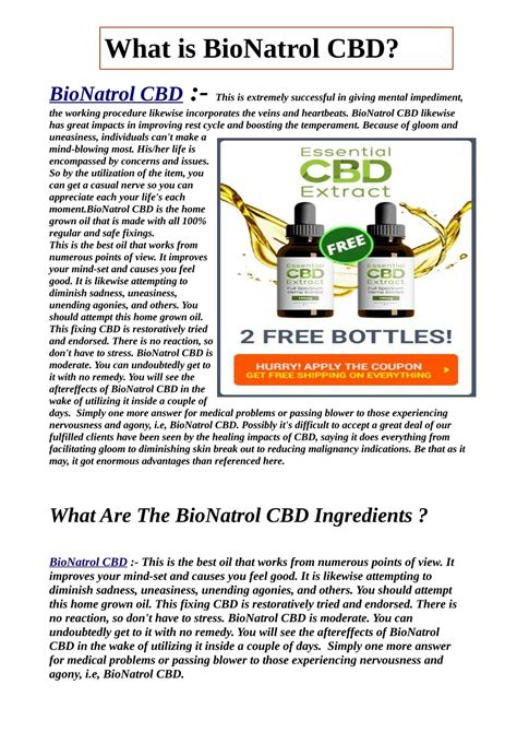 Ppt Bionatrol Cbd More Important Tips Read And Buy Powerpoint