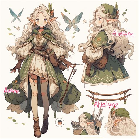 Fantasy Elf Adoptable Open By Aivelyne On Deviantart
