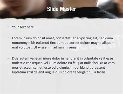 Security Officer PowerPoint Templates Security Officer PowerPoint Backgrounds Templates For