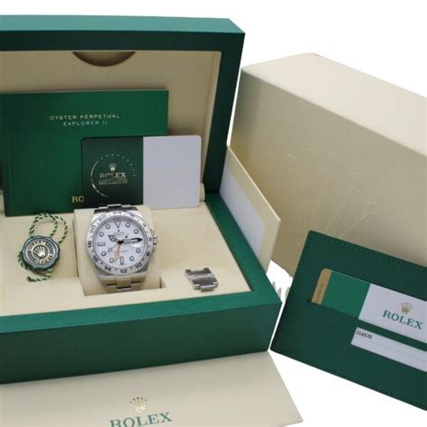 Rolex Explorer Ii 42mm Polar White Dial Stainless Steel 216570 New