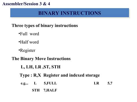 Assembler Language Tutorial For Mainframe Programmers Ppt