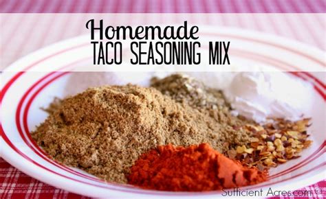Homemade Taco Seasoning Mix