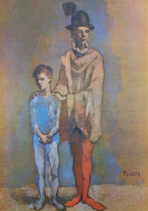 Not Dark Yet Artsongs Two Harlequins Picasso