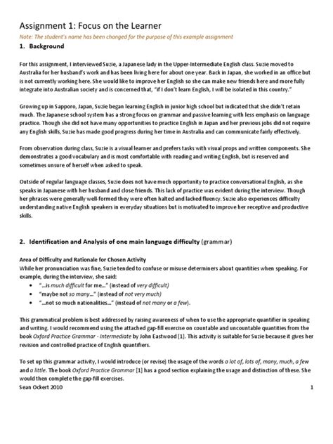 Celta Focus On The Learner Help Pdf English Language Japanese