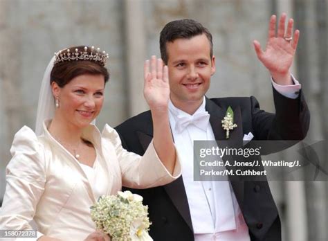 634 The Wedding Of Princess Martha Louise Of Norway Ari Behn Stock