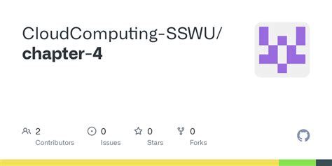 Github Cloudcomputing Sswuchapter 4