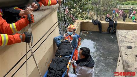17岁少年翻窗结绳外出不慎坠楼，消防紧急营救 三湘都市报