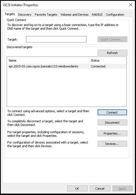 Configuring Windows Server For Iscsi With Ngx Storage Unified Series Ngx Storage Kb