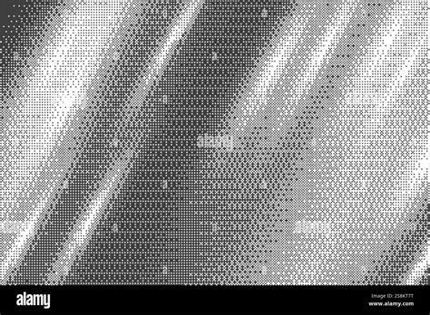 Bitmap Pattern With Pixel Texture Dotted Gradient Retro Vector Gradation Of Computer Game Bg