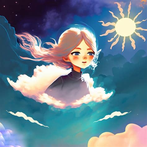 Artstation The Girl In The Clouds