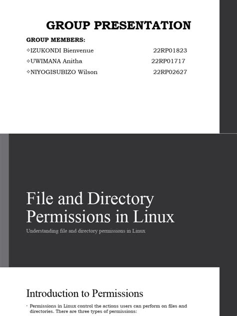Group Presentation About Creating Users And Groups Pdf