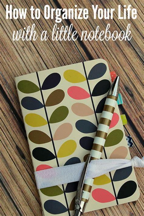 How To Organize Your Life With A Notebook Clean And Scentsible