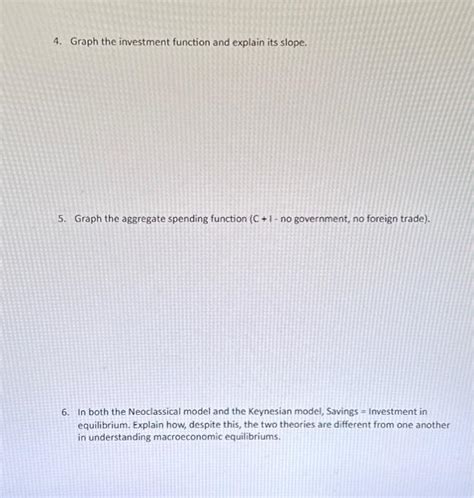 Solved 1 Write Out The Consumption Function And The Saving