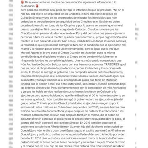 This Was Just Released About Los Chapitos R Narcofootage