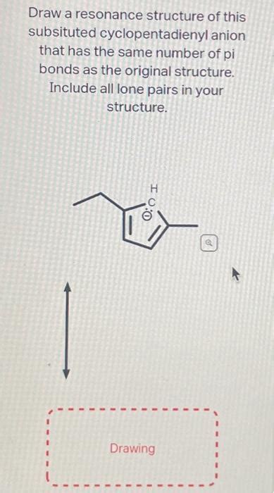 Solved Draw A Resonance Structure Of This Subsituted