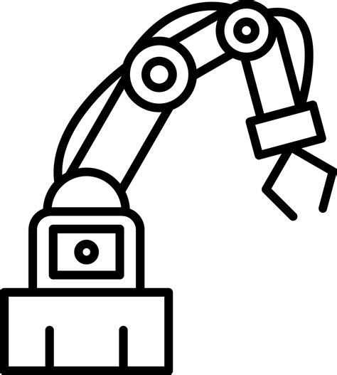 Industrial Robot Icon Style 21268308 Vector Art At Vecteezy