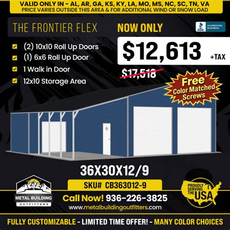 Current Sales Metal Building Outfitters