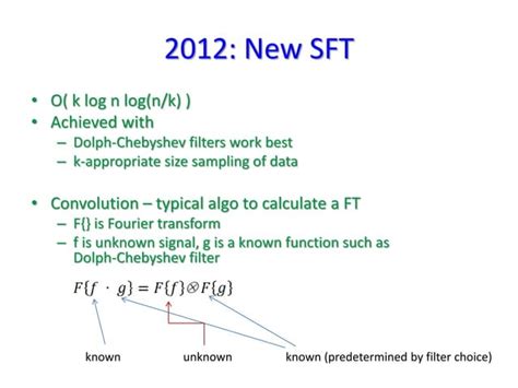 Sparse Fourier Transform Ppt