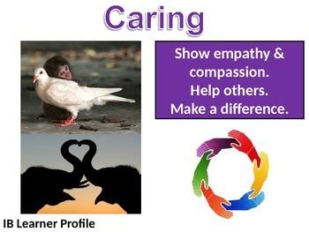 IB Learner Profile 7 Of 10 CARING Lesson Plan By Diane Yacenda