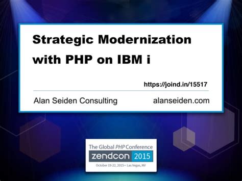 Strategic Modernization With Php On Ibm I Pdf