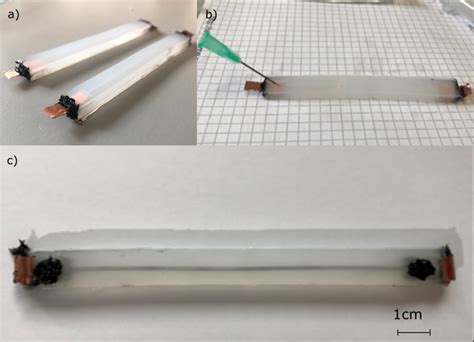 12 Galinstan Sensor Fabrication Process A Copper Electrodes Secured Download Scientific