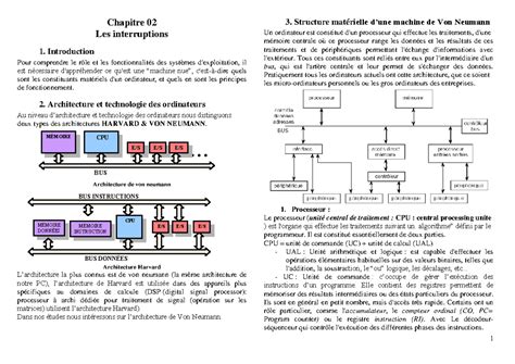 Chapitre 2 Systèmes Dexploitation 1 Chapitre 02 Les Interruptions 1