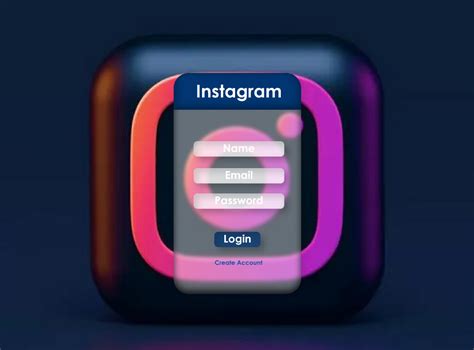 Instagram Login Form Figma