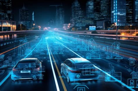 Premium Photo The Future Of Road Safety Aipowered System For Tracking