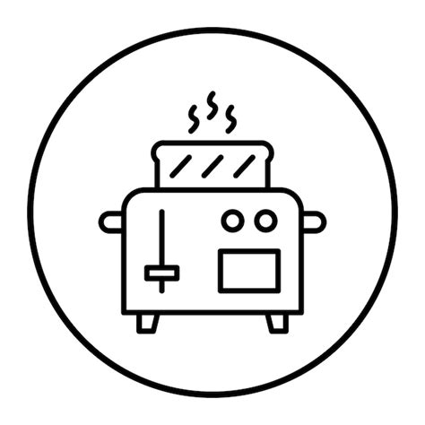 Premium Vector Toaster Vector Illustration