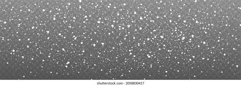 Vector Falling Snow Effect Isolated On Stock Vector Royalty Free 2058830417 Shutterstock